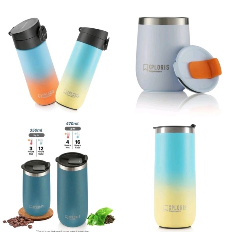 💖💖 Tupperware Xploris Easy Open Flask / Xploris Thermal Tumbler (1pc) | Shopee Malaysia