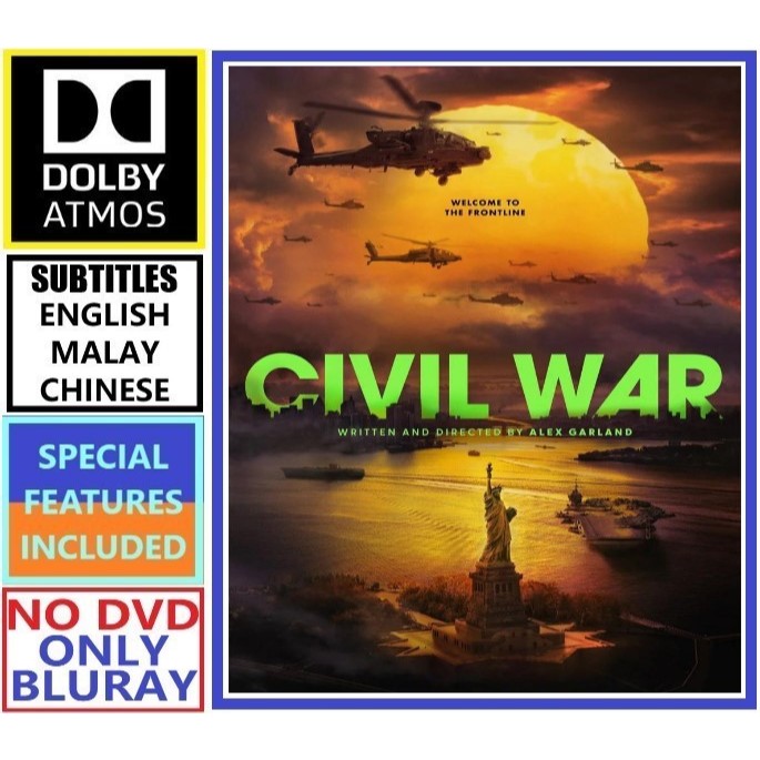 C1082 Civil War (2024) Action Adventure Thriller | Shopee Malaysia