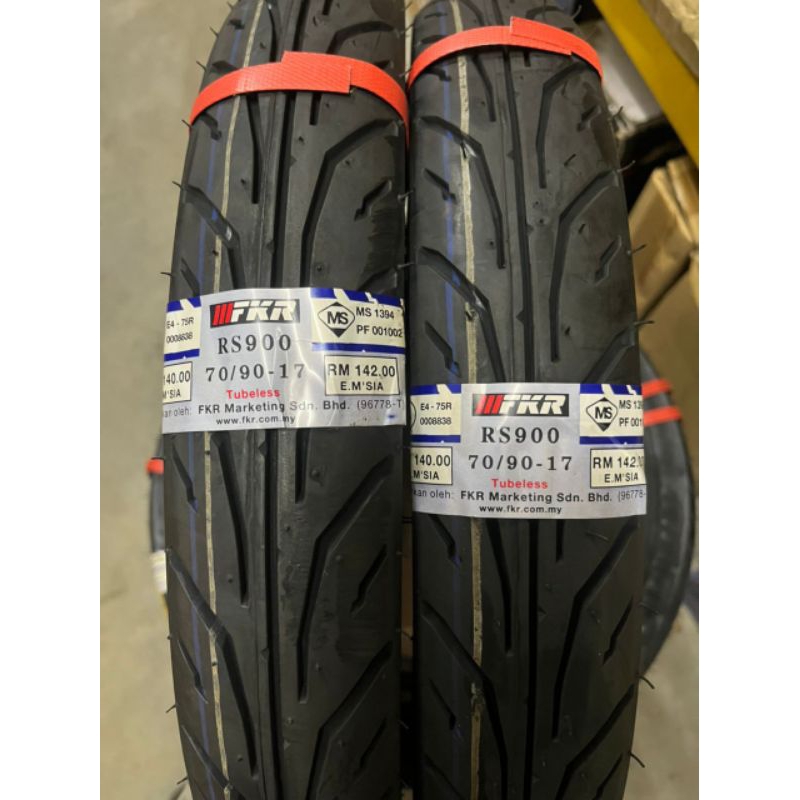 TYRE FKR RS900 70/90-17 (Tahun 2024) | Shopee Malaysia