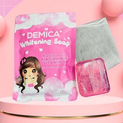 DEMICA WHITENING SOAP FACE & BODY🔥 | Shopee Malaysia