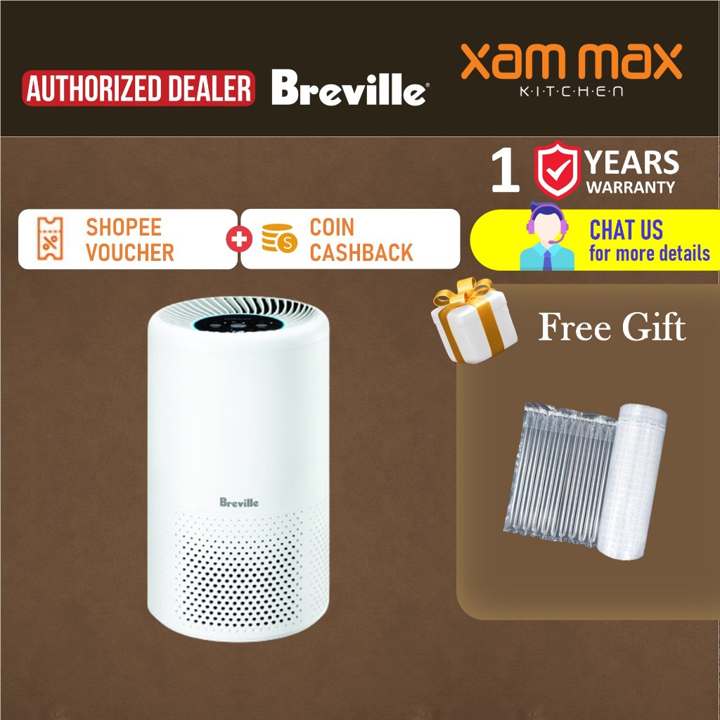 Breville LAP150 The Easy Air Purifier 4 Stage Air Purification 99.97 HEPA Filter Microbe Shield Shopee Malaysia