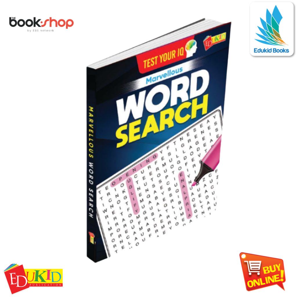 Word Search - Test Your IQ Marvellous Word Search - Buku Cari Kata ...