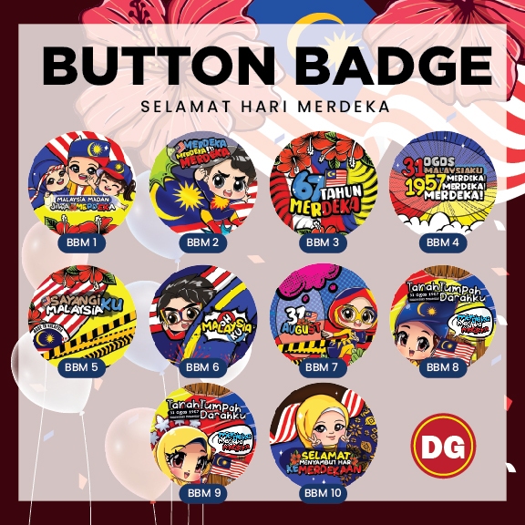 Button Badge Merdeka READY STOCK!! | Shopee Malaysia