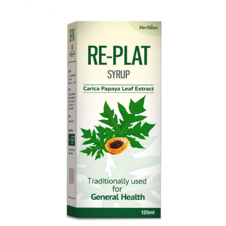 Re-Plat Syrup Daun Betik Carica Papaya Leaf Extract 120ml (Denggi ...
