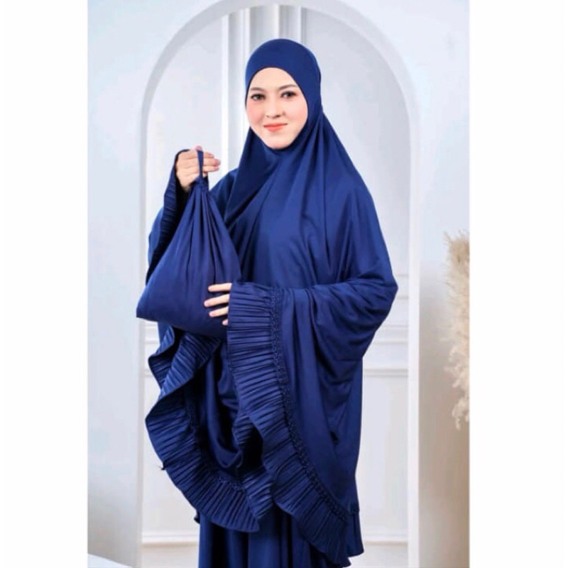 Promosi | Telekung Pleated Viral ada beg/Telekung Ropol Aishah Aisyah ...