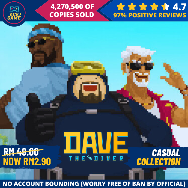 [PC]Dave the Diver + 3 DLCs - Digital Download Only | Shopee Malaysia