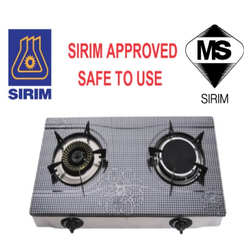 STROM Gas Stove Cooker With Regulator(Stainless Steel Panel Gas Stove ...