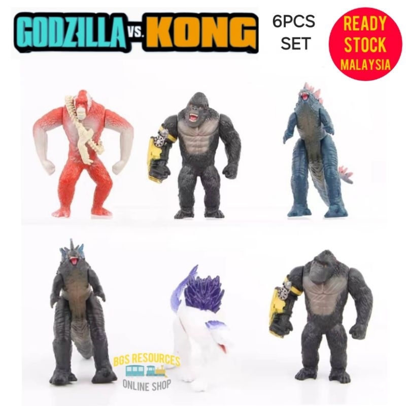 READY STOCK GODZILLA MONSTER SKAR KING FIGURE SHIMO KONG VS GODZILLA ...