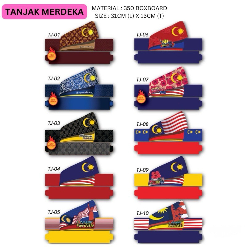 𝐋𝐀𝐃𝐘𝐑𝐀 𝐎𝐅𝐅𝐈𝐂𝐈𝐀𝐋 TANJAK KERTAS MERDEKA MALAYSIA | Shopee Malaysia