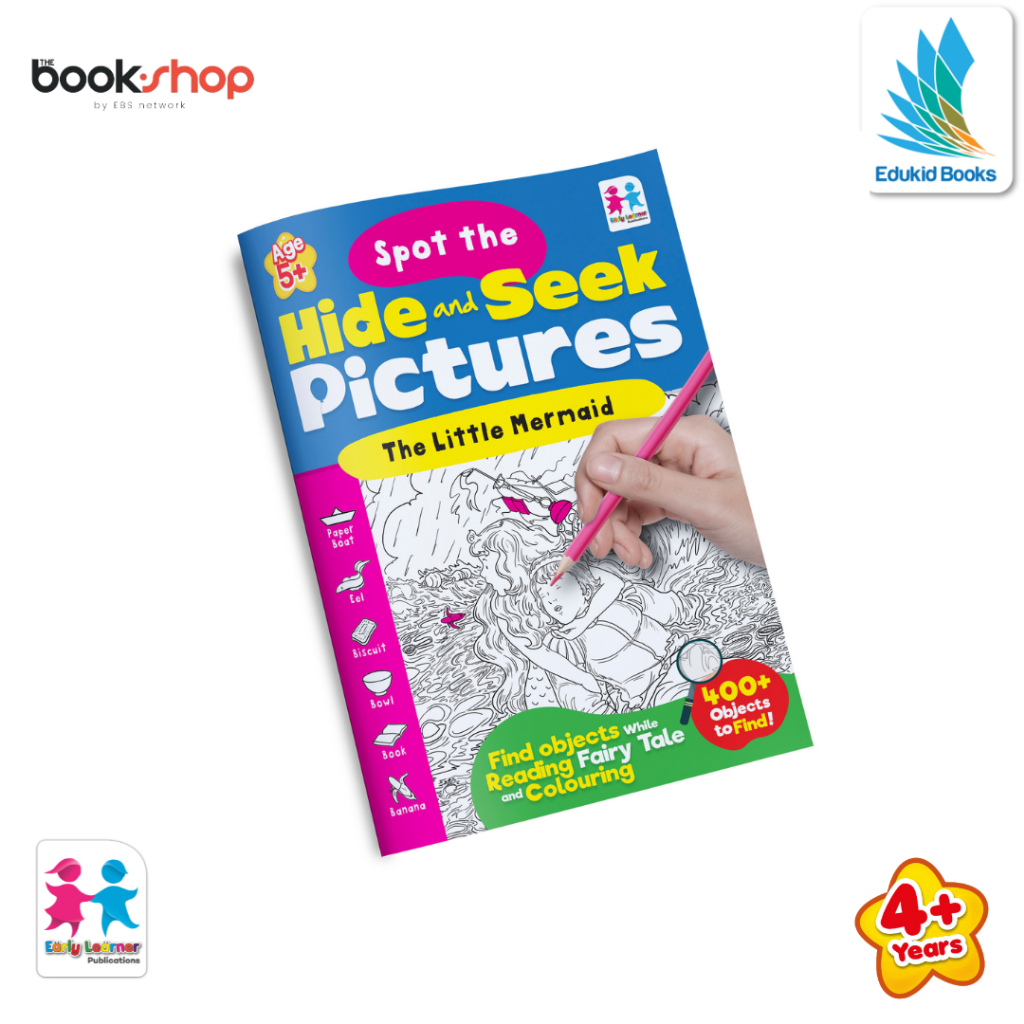 Hide and Seek-The Little Mermaid- Hidden Pictures - Colouring Book ...