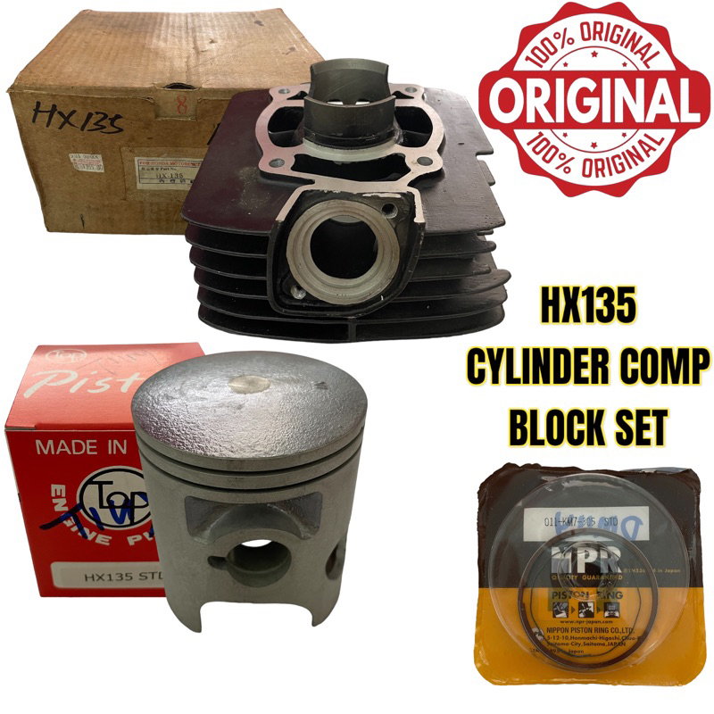 HONDA 100% ORIGINAL HX135 STD CYLINDER COMP BLOCK SET (MADE IN JAPAN ...