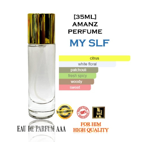 PERFUME MY SLF (MEN) (AMANZ PERFUME) (35ML) EAU DE PARFUM MINYAK WANGI ...