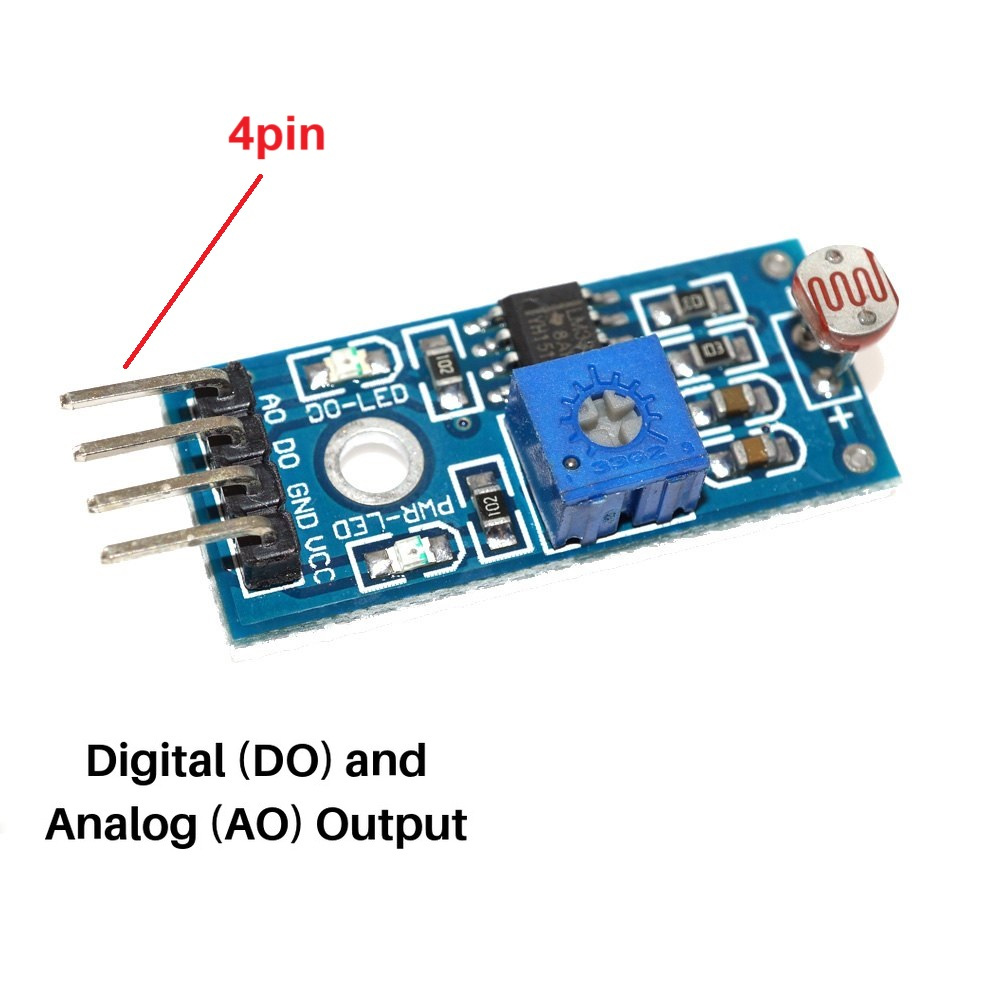 LDR Light Sensor Module Photoresistor GL55 / Light Sun Sensitive Resistor for Arduino (Light ...