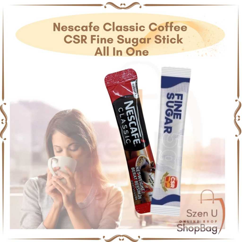 Nescafe Classic Coffee & CSR Fine Sugar Combo Packing (25s / 50s ...
