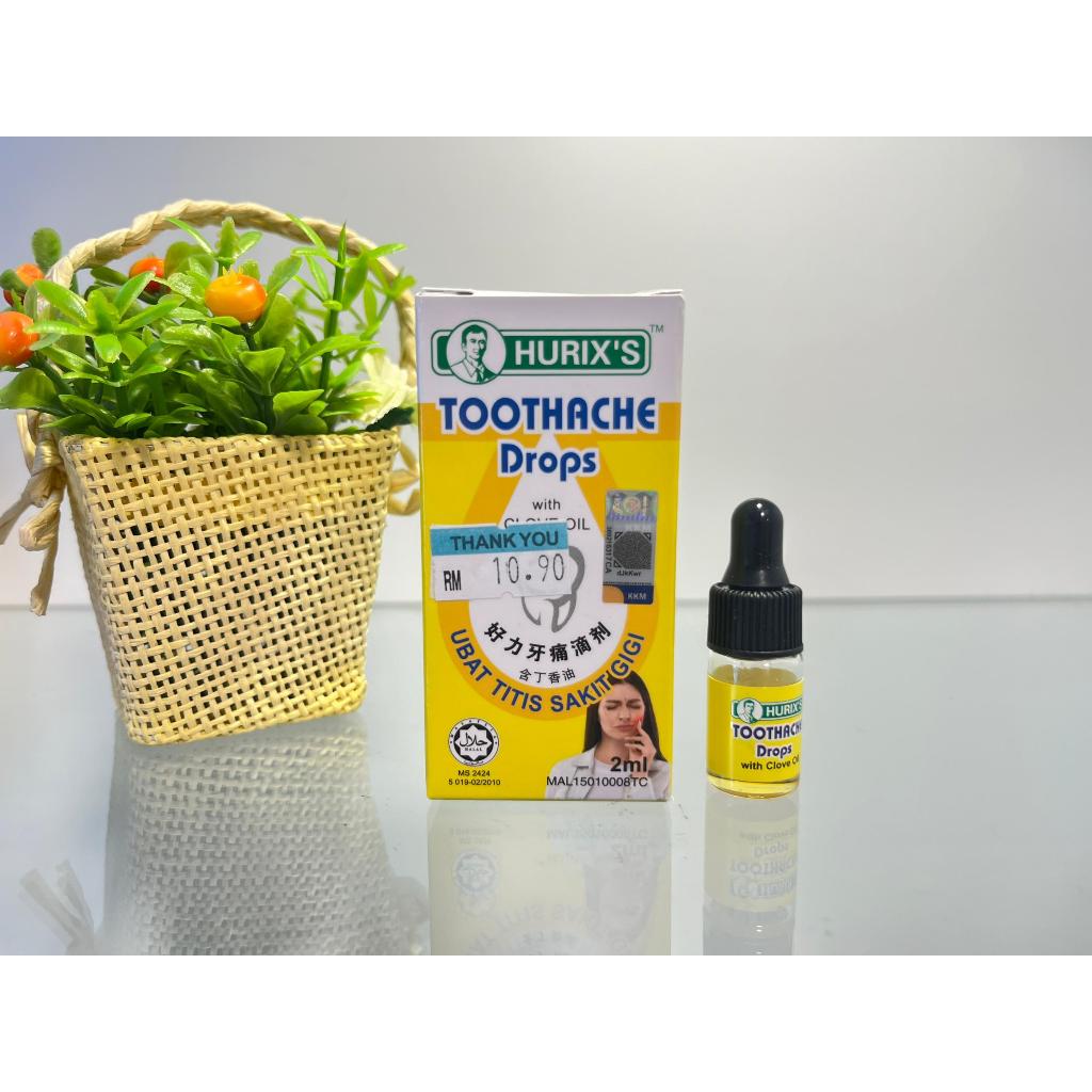 UBAT TITIS SAKIT GIGI 好力牙痛滴剂HURIX'S TOOTHACHE DROPS WITH CLOVE OIL RM12 ...