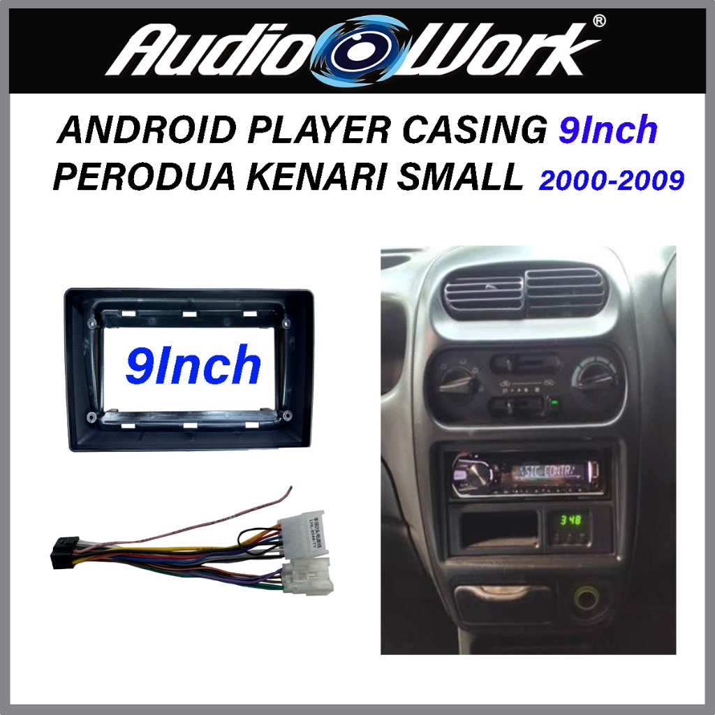 Perodua Kenari 2000-2009 (Small) 9inci Untuk Android Player Casing PD ...