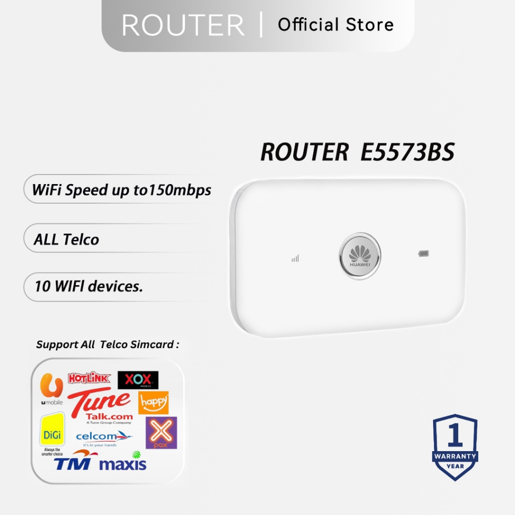Huawei Modified Pocket Wifi 4G LTE Unlimited Hotspot 150Mbp Portable ...