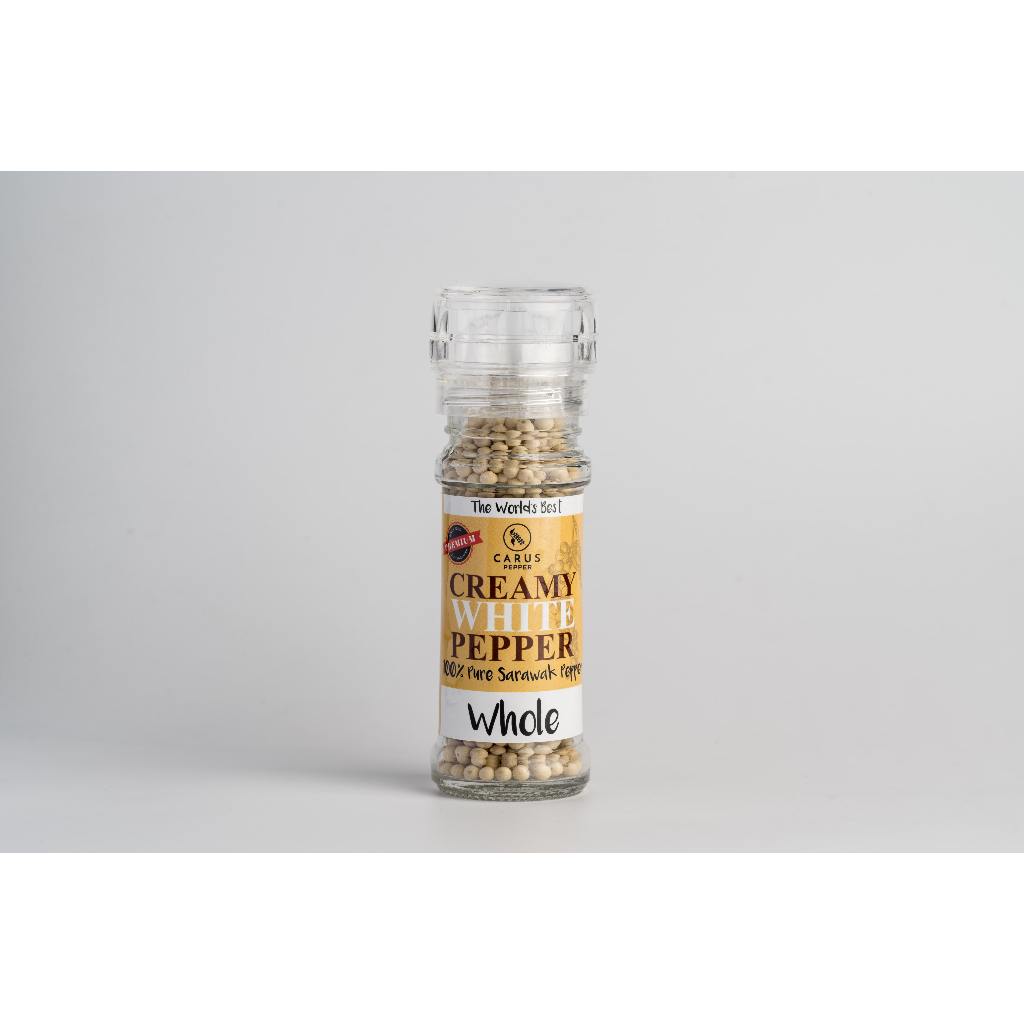 CARUS Creamy White Pepper Whole Grinder (60g) | Shopee Malaysia