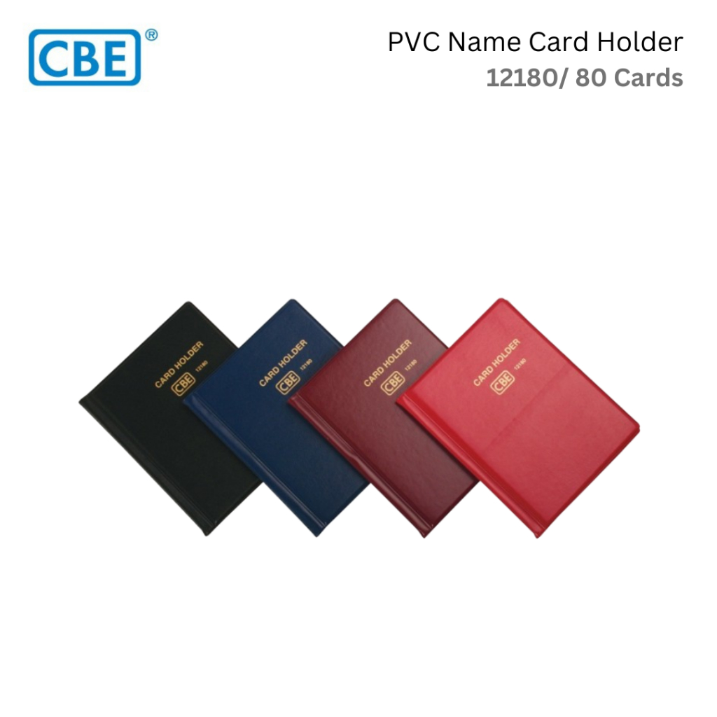 PVC Name Card Holder 12180/ 80 Cards | Shopee Malaysia