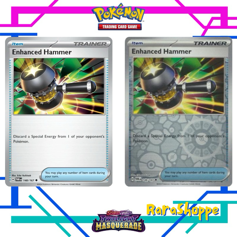 Pokemon TCG - Enhanced Hammer - 148/167 - SV06: Twilight Masquerade ...