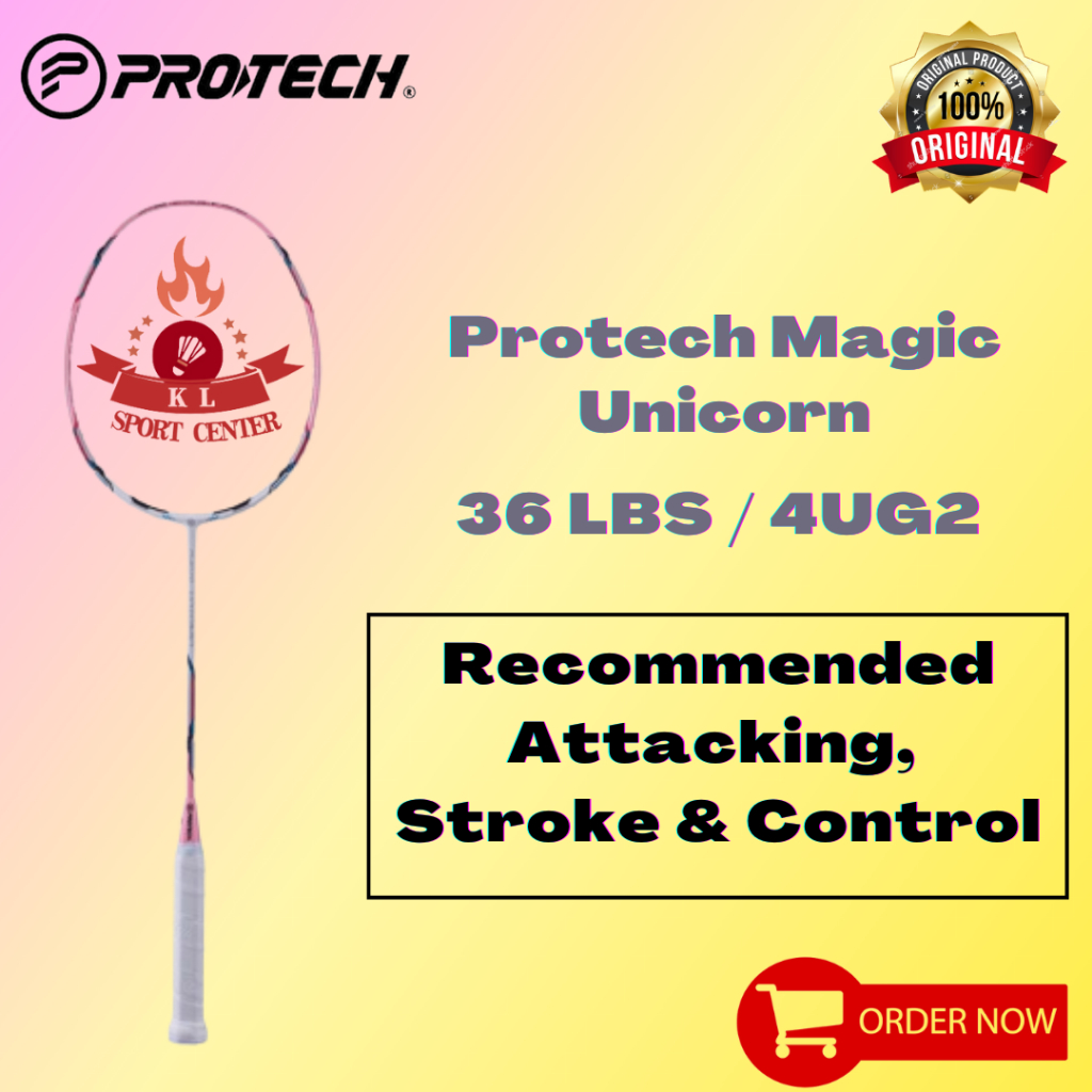 Protech MAGIC UNICORN (MAX 36LBS)I4UG2 (FREE STRING+GRIP)(100% ORIGINAL ...