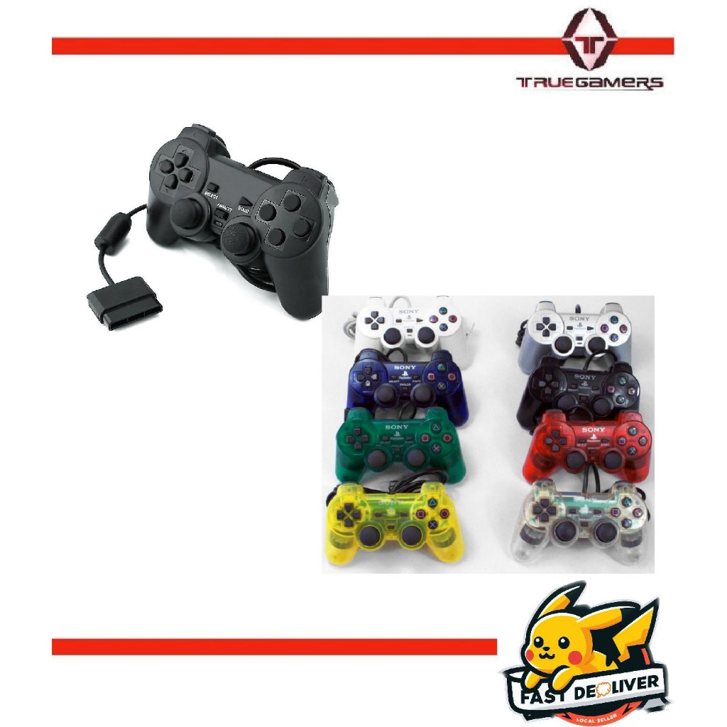 Ps2 playstation 2 ds2 dual shock 2 dualshock 2 vibration controller ...