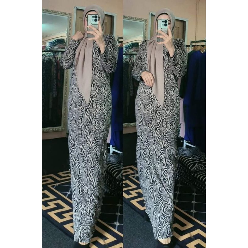 Kurung Moden Kain Lipat Sarung (Material Premium Mango Silk) | Shopee ...