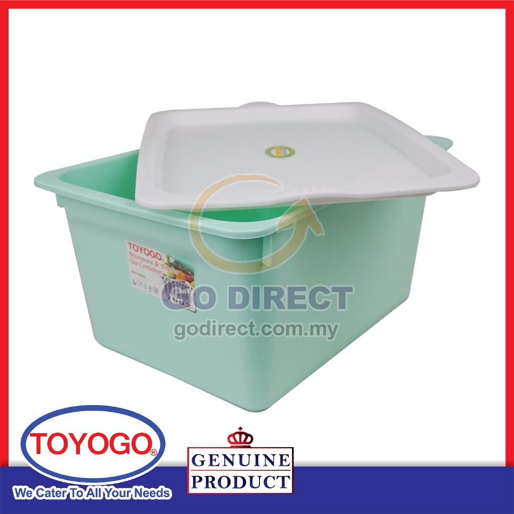 4 X TOYOGO 5L Storage Box with Tray Cover Storage Container Food ...