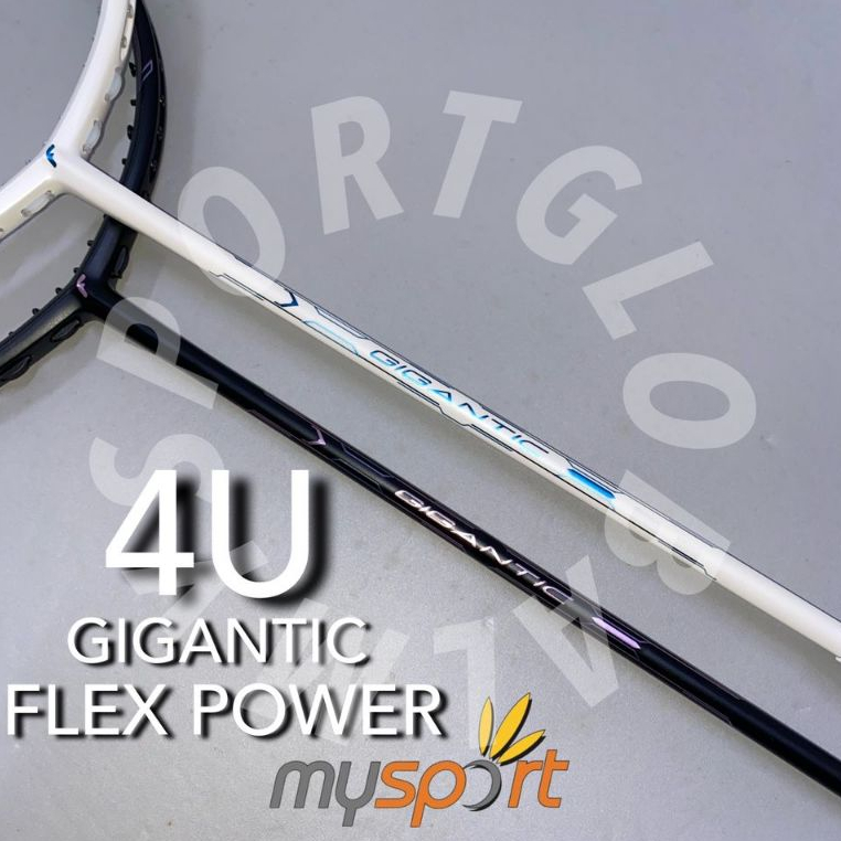 Flex Power Gigantic Racket Badminton 4U 83g Max Tension 36lbs ( Head ...