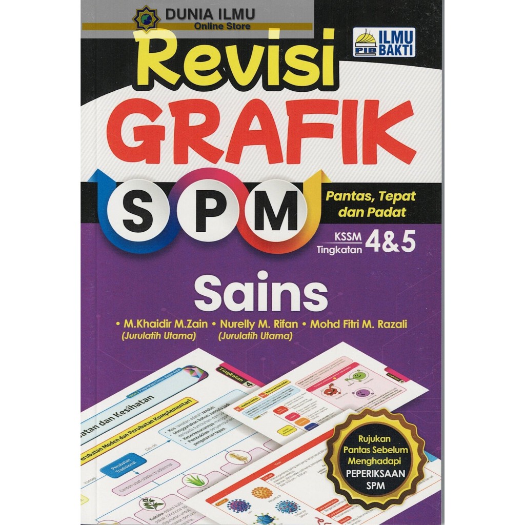 BUKU RUJUKAN : REVISI GRAFIK SPM SAINS TINGKATAN 4&5 ( PANTAS, TEPAT ...