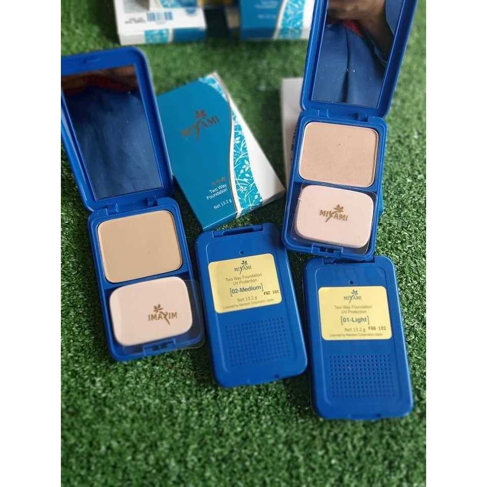 MIYAMI COMPACT POWDER ORIGINAL COSWAY [LIGHT/ MEDIUM] 2024 | Shopee ...