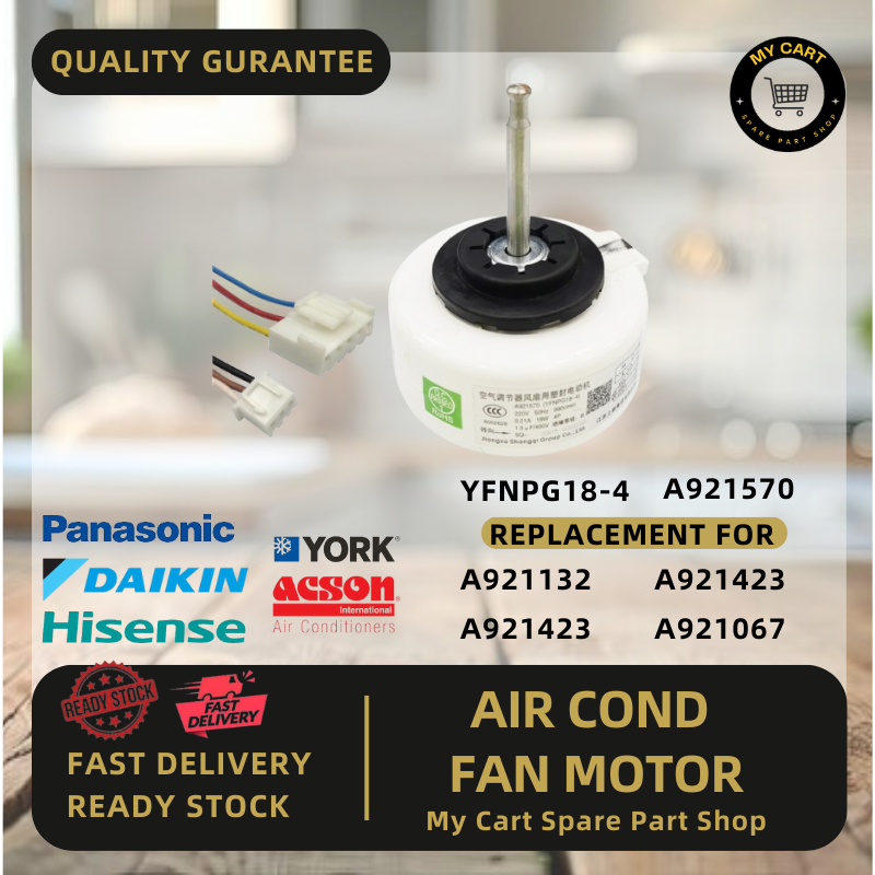 PANASONIC/YORK/DAIKIN/ACSON/HISENSE Aircond Fan Motor Cooling Condenser ...