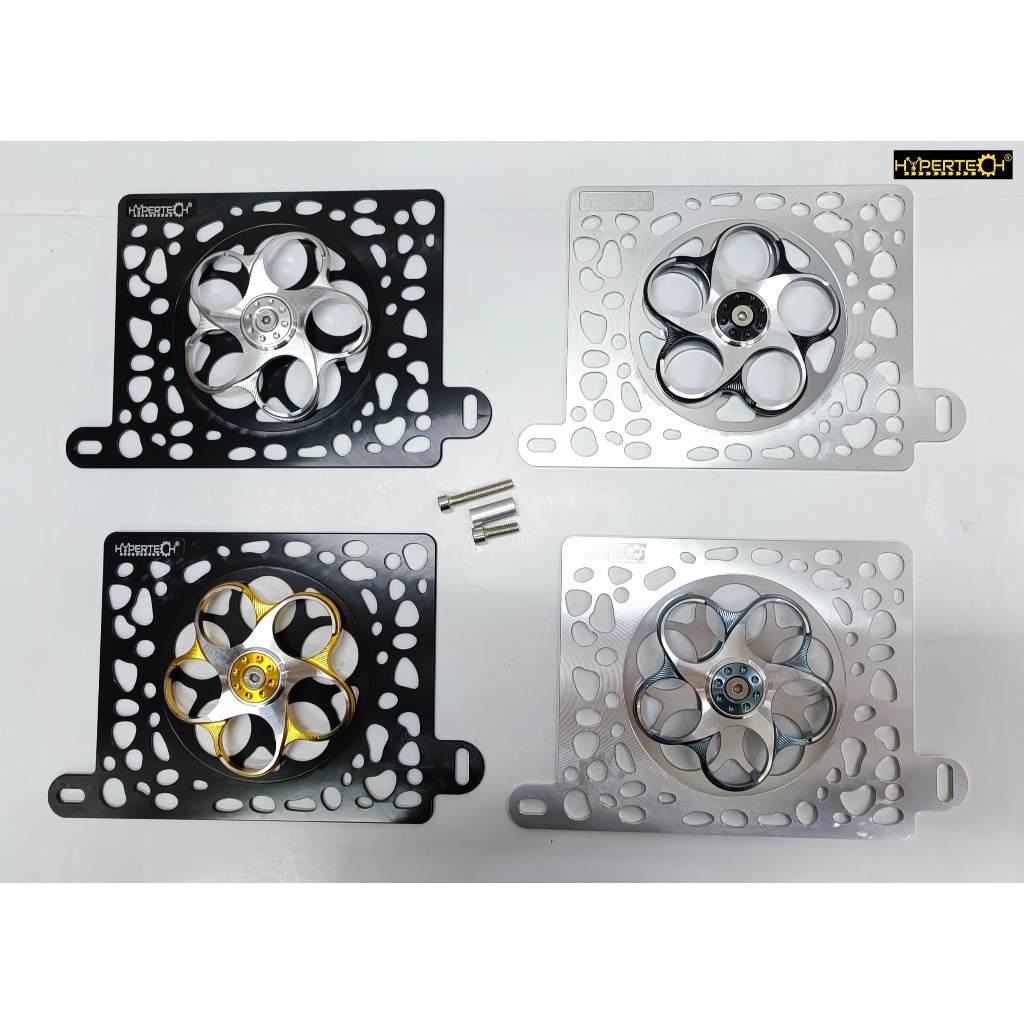 HYPERTECH CNC RADIATOR COVER WITH SPINNER FOR NVX V1 & V2 | Shopee Malaysia