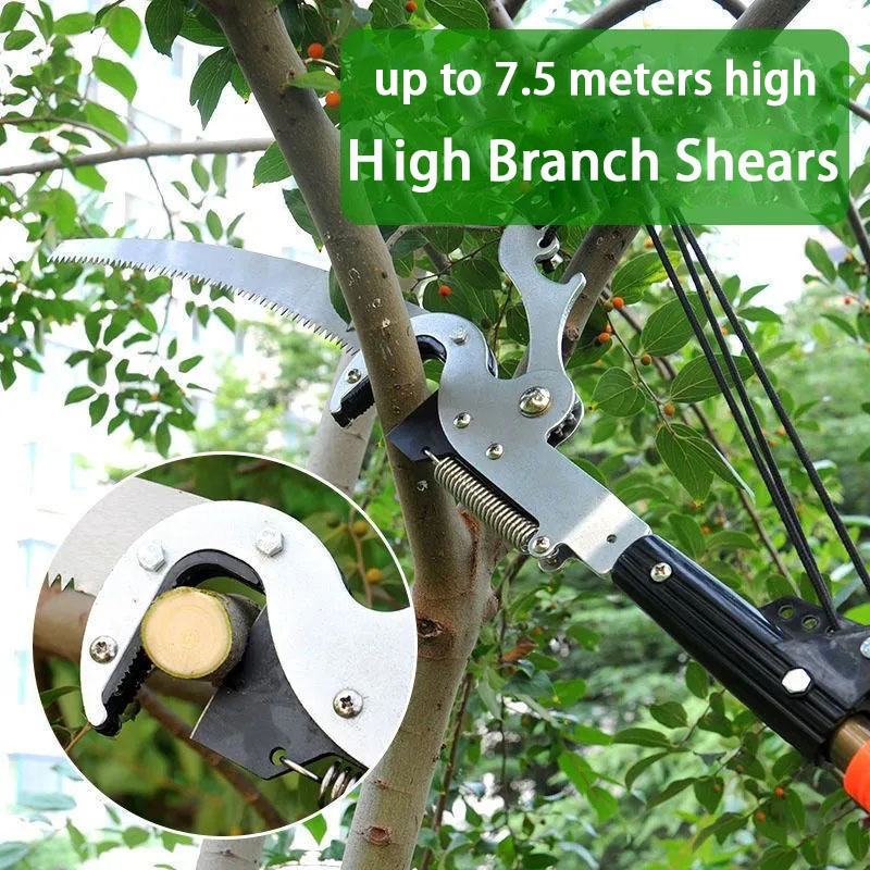 6-8M High Branch Shears fruit picker Telescopic High-Altitude Pruning ...
