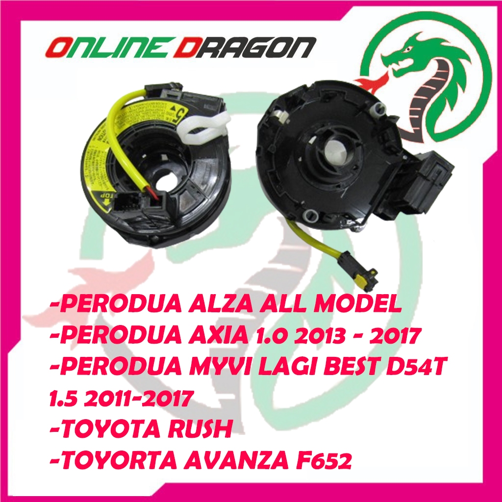 CLOCK SPRING PERODUA ALZA MYVI LAGI BEST 1.5 ICON AXIA ADVANCED AVANZA ...