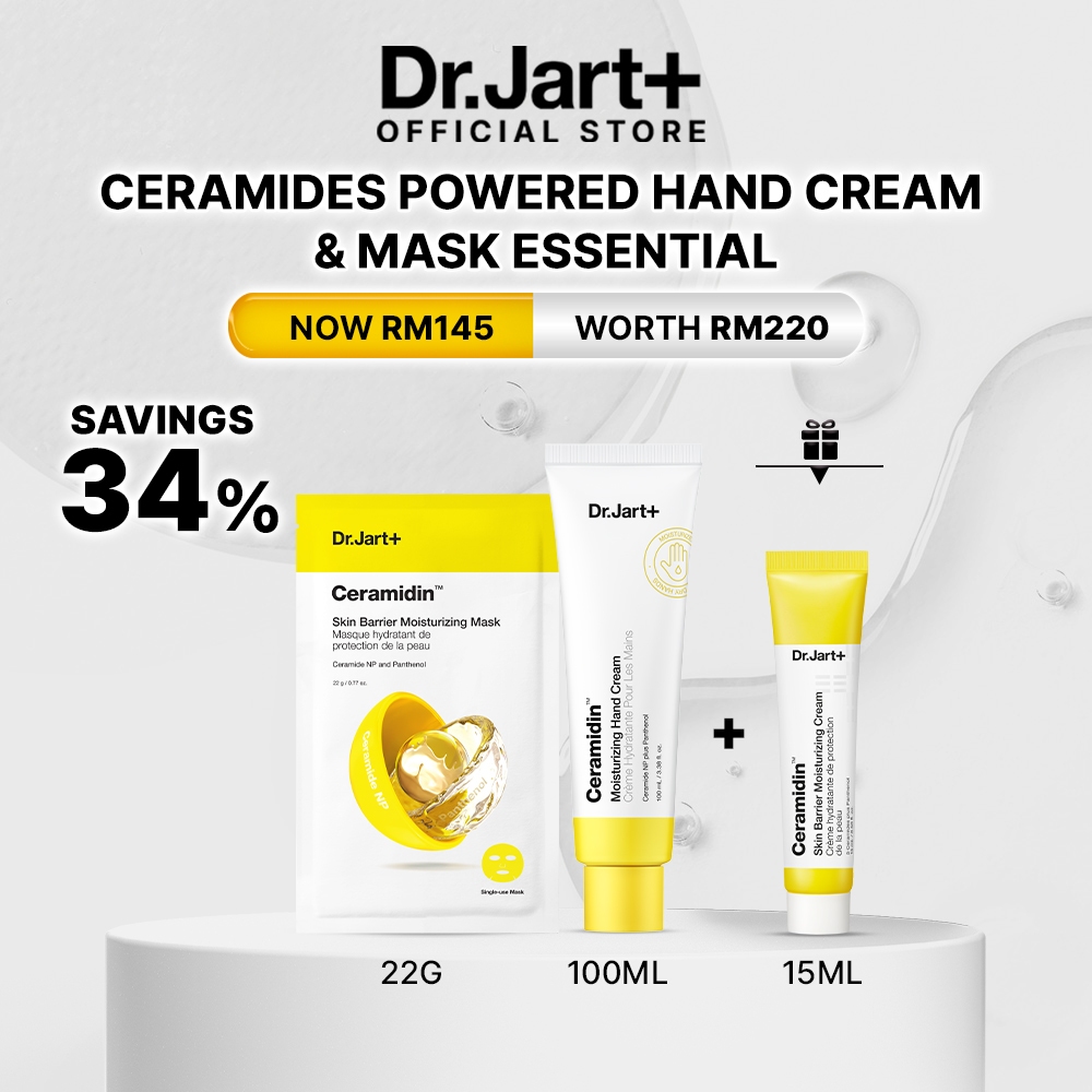 [Official Store] Dr Jart Ceramides Powered Hand Cream & Mask Essential ...