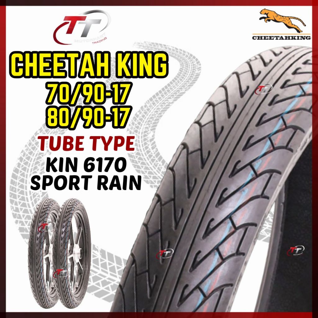 CHEETAH KING KIN 6170 Cutting Sport Rain Corsa Tube Type Tyre Tire ...