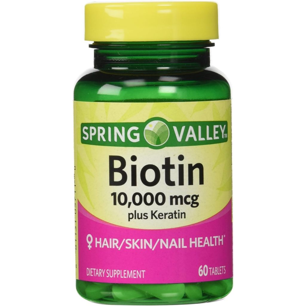 Spring Valley - Biotin 10000 mcg, 60 Tablets | Shopee Malaysia