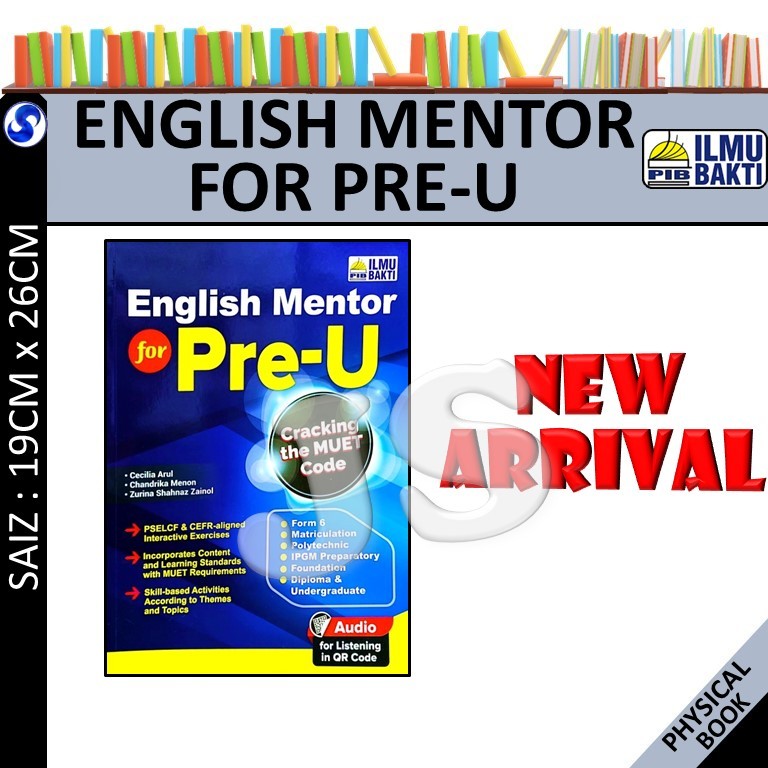 ENGLISH MENTOR FOR PRE-U CRACKING THE MUET CODE BUKU STPM - 2024 ...