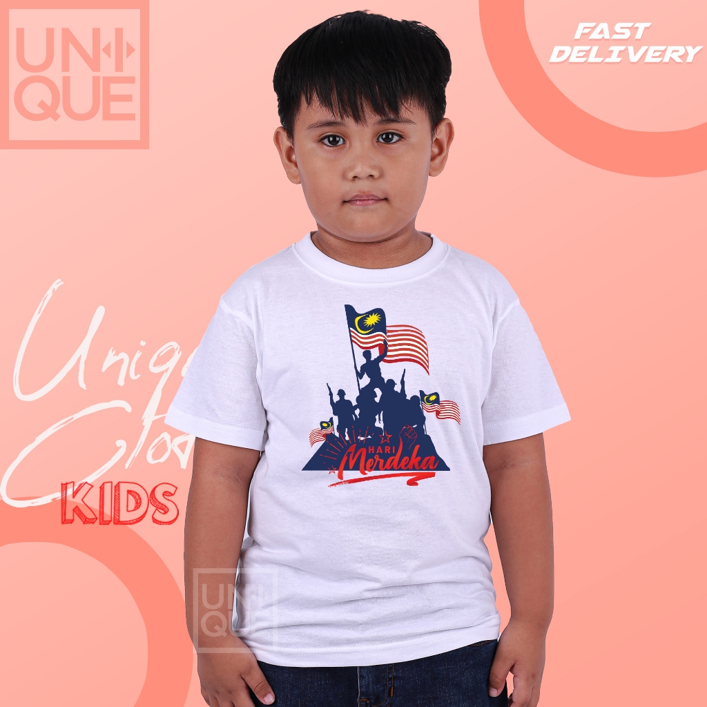 Merdeka 2025, Kids l, 3-14 Years 100% Premium Cotton T-shirt Unisex ...