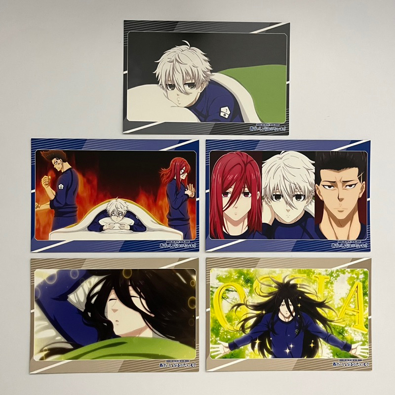 Blue Lock Movic official postcard Nagi Seshiro Hyoma Chigiri Barou ...