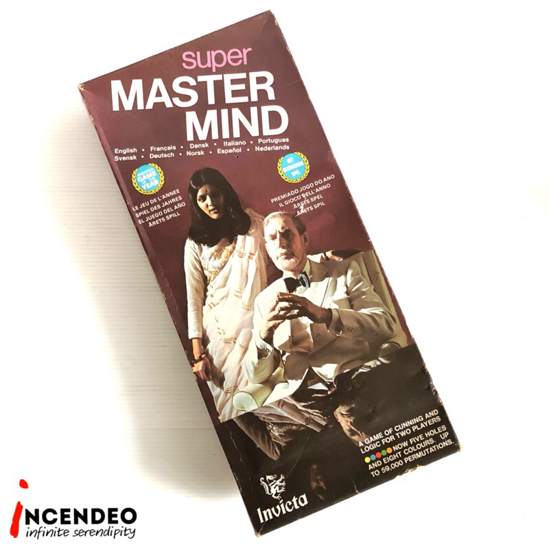 Vintage Invicta England Super Master Mind Game Set (1975) | Shopee Malaysia