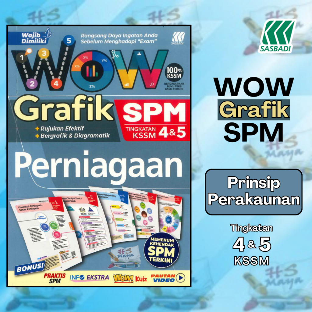 [Buku Rujukan] WOW GRAFIK SPM PERNIAGAAN TINGKATAN 4 & 5 KSSM (2024 ...