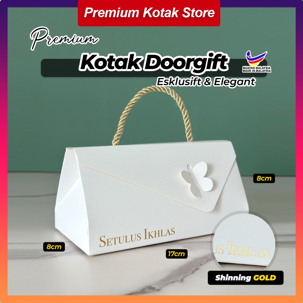 YJL 50pcs Kotak Doorgift Kahwin Goodies Box Wedding Perkahwinan ...