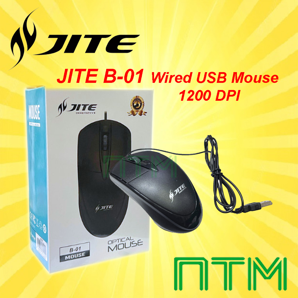 Jite B-01 B01 LED Wired Optical USB School & Office Computer CPU Laptop ...
