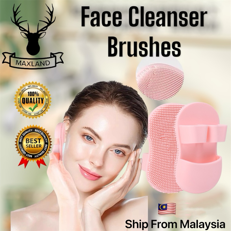 Face Cleanser Brushes Mini Finger Massage Brushes Silicone, Flexible ...