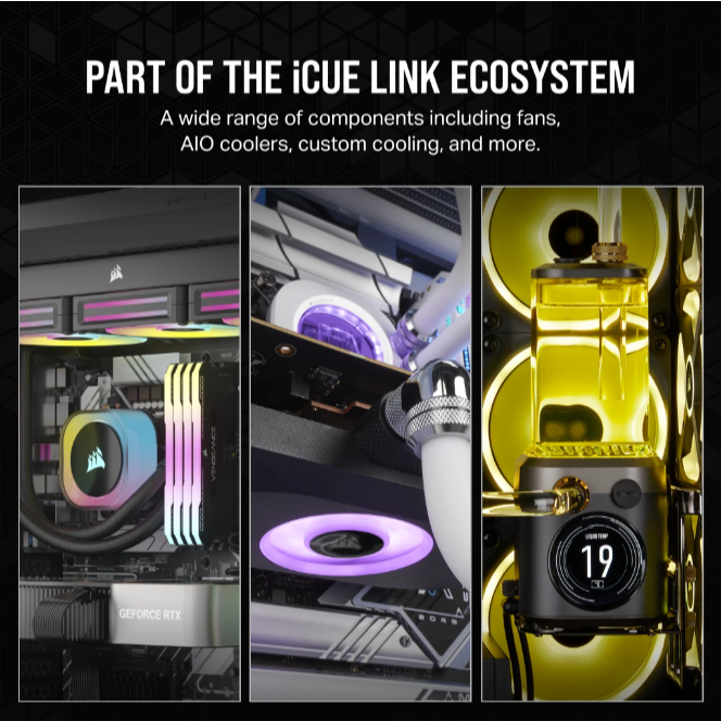 # CORSAIR iCUE LINK RX140 RGB - 140mm RGB LED PWM Fan (BLACK/WHITE ... # CORSAIR iCUE LINK RX140 RGB - 140mm RGB LED PWM Fan (BLACK/WHITE ...