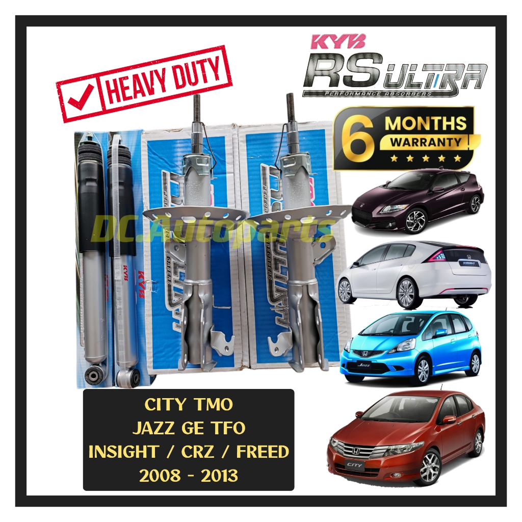 KYB RS ULTRA HEAVY DUTY ABSORBER HONDA CITY TMO GM2 JAZZ TFO GE INSIGHT ...
