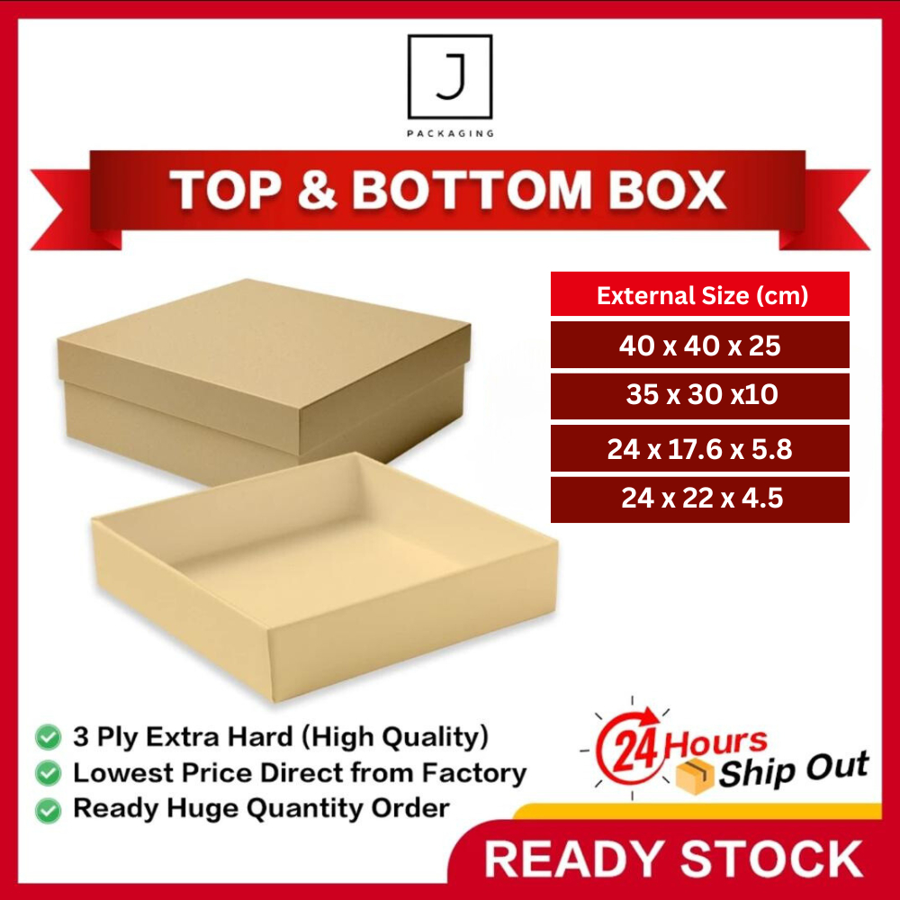 J Packaging | Top & Bottom Box Packaging Box Die Cut Box Gift Box Paper ...