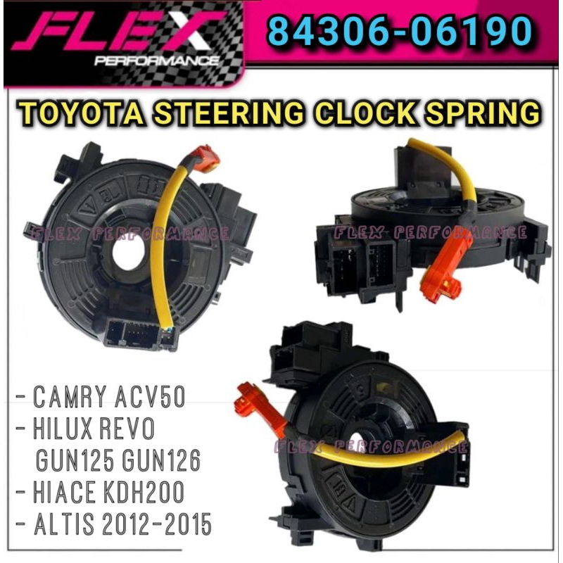 84306-06190 TOYOTA STEERING CLOCK SPRING CAMRY ACV50 HILUX REVO GUN125 ...